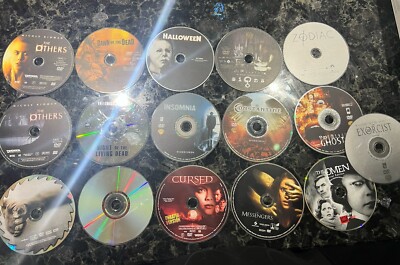 Lot Of 15 Horror Movies On DVD Disc Only | eBay