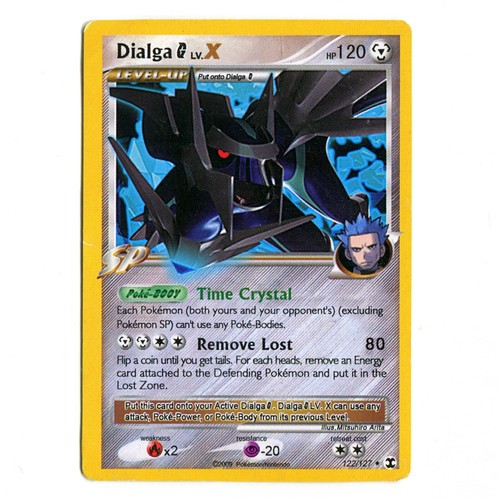 Dialga G Lv. X Ultra Rare Platinum #122 Pokemon Card 2009 Yellow Border ...