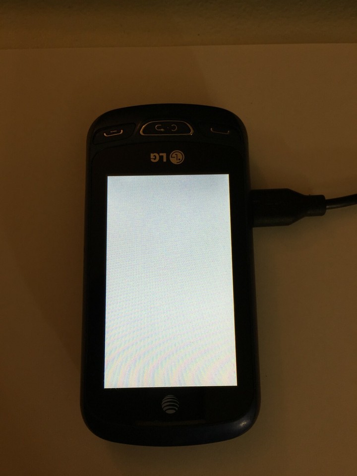 LG C410 + C395 Xpression 2 Blue QWERTY 3G Cellular Slider Phone Lot ...