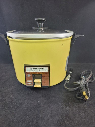 HITACHI RD-4052 Chime-O-Matic Automatic Rice Cooker Veggie Steamer 5.6 ...