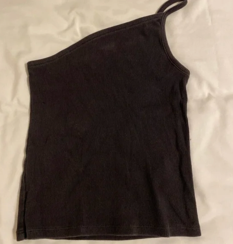Urban Outfitters Women’s One Strap Tank Top Black Size XS Ribbed | eBay