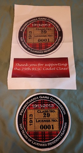 1913 - 2013 Pennsylvania Hunting License Patch 29th Wildlife ...