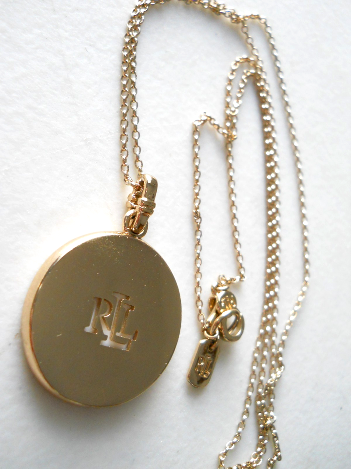 5 Pcs. Ralph Lauren Jewelry-Earrings ($55 Retail)+3 Necklaces:Logo,Bolo ...