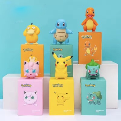 Pokemon Figuren - Enton, Pummeluff, Schiggy, Bisasam, Glumanda, Pikachu ...