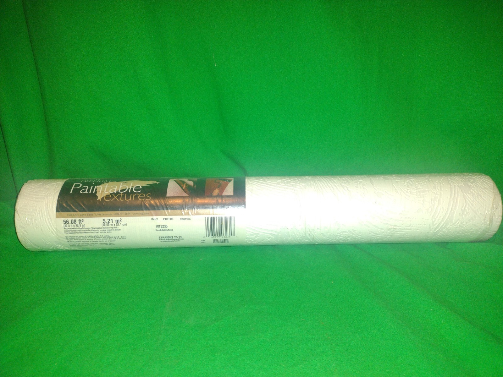 1 Roll Vintage Imperial Paintable Textures Wallpaper 33’.5” - A7 for ...