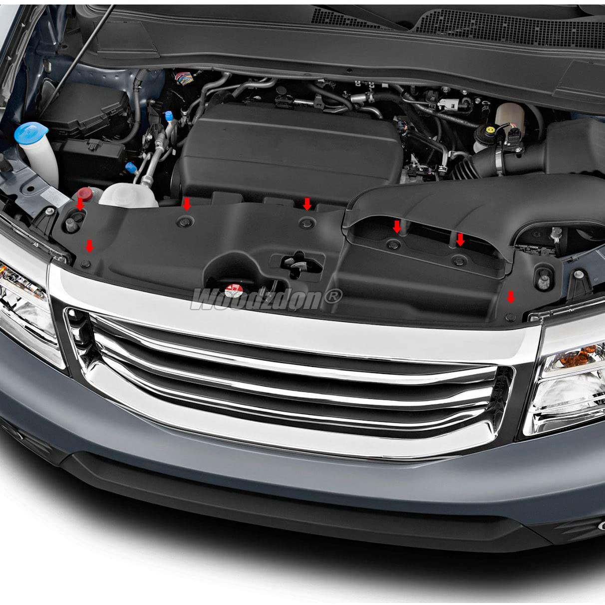 100 x Bumper Clip Radiator Support Retainer 8mm Hole Fits For Nissan ...