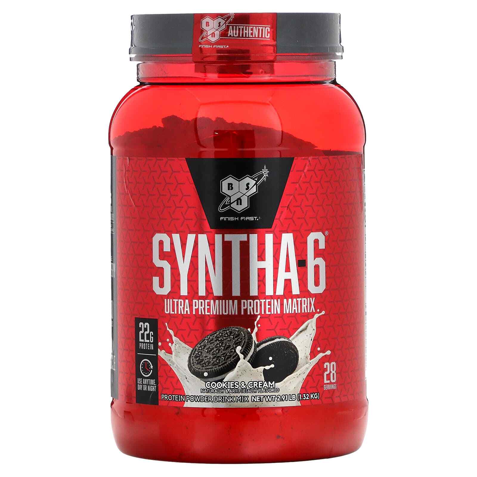 2 X BSN, Syntha-6, Ultra Premium Protein Matrix, Cookies and Cream, 2. ...