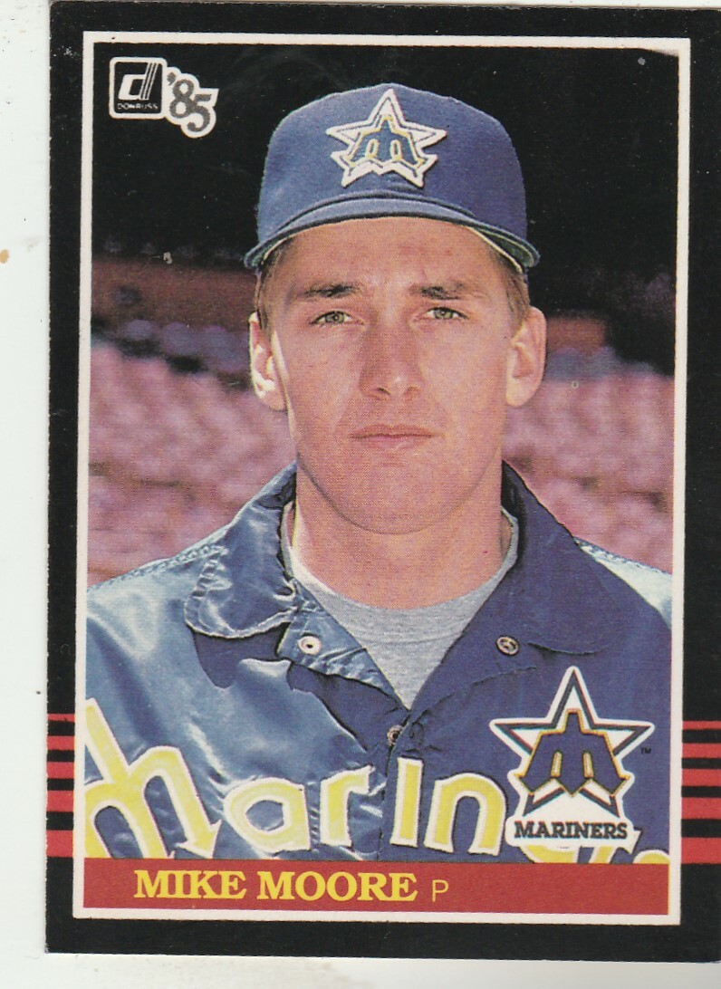 FREE SHIPPING-MINT-1985 Donruss Mike Moore Mariners 440 PLUS BONUS ...