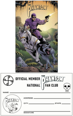 THE PHANTOM NATIONAL FAN CLUB MEMBERSHIP CARD - VERSION #2 - FANTASY ...