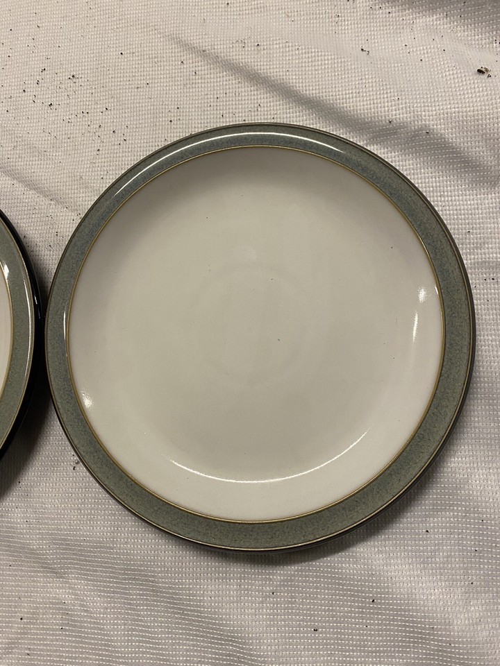 Denby - Jet Grey - Dessert/Salad Plates X2 - BRAND NEW - 2nd’s. | eBay UK