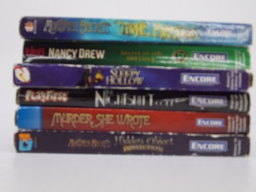 LOT OF 6 PC Games Encore CD-ROM Software Video Games Collection Mystery ...