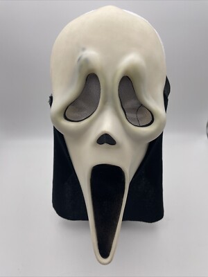 Vintage Ghost Face Mask Costume Easter Unlimited Scream Movie No Hood ...
