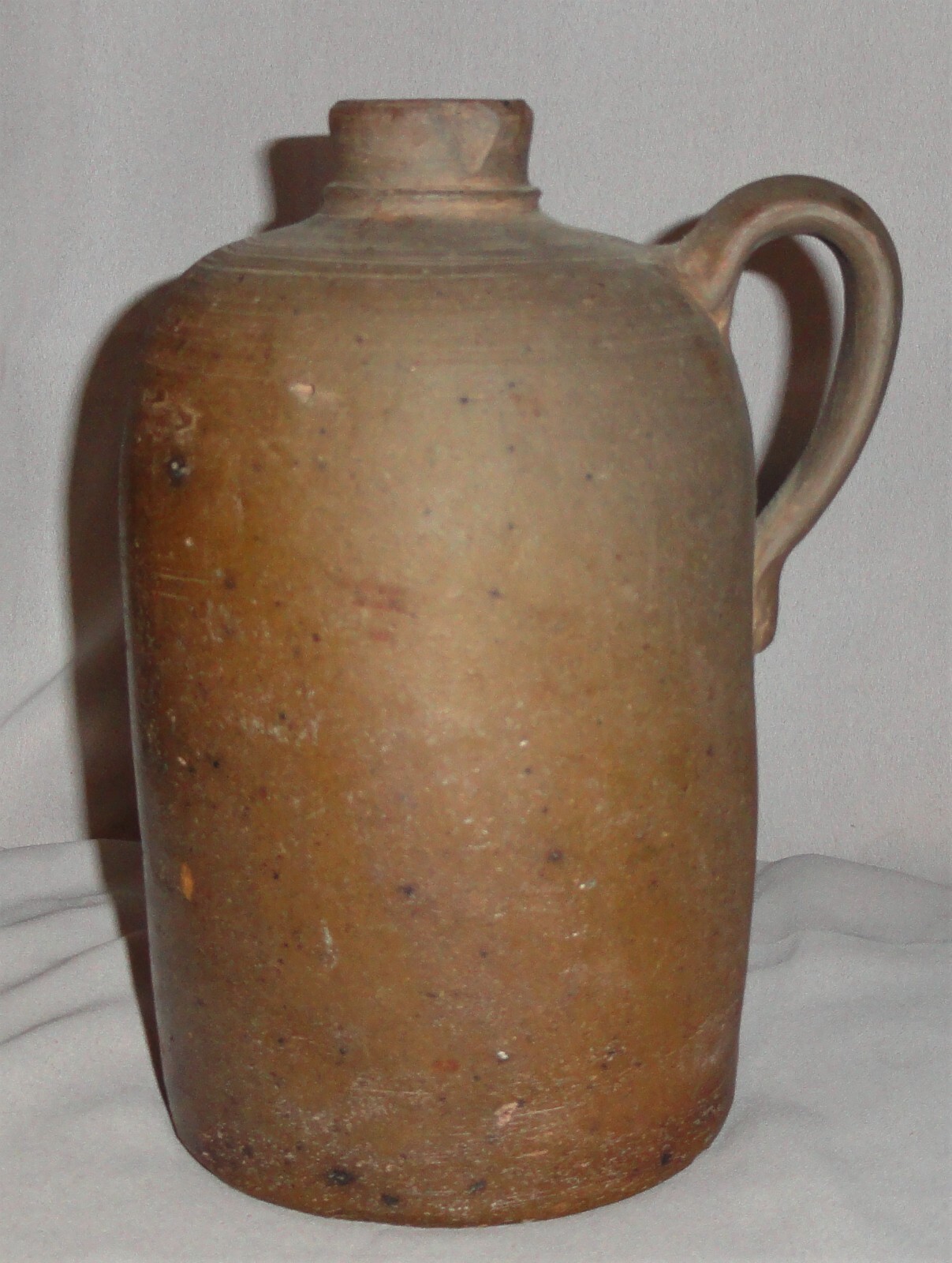 Antique Stoneware 8” Jug w/Applied Handle ~ Americana Farm House | eBay