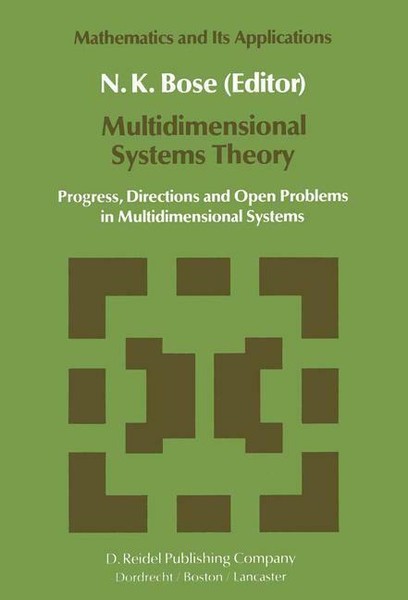 Multidimensional Systems Theory von N. K. Bose (1985, Gebundene Ausgabe ...