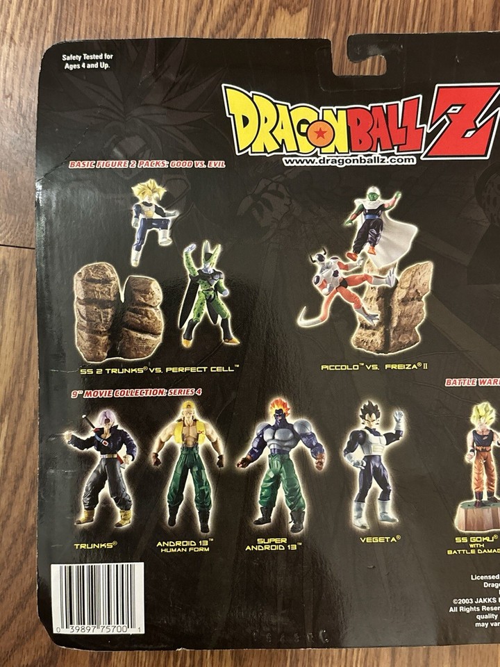Dragon Ball Z Good VS Evil SS2 Trunks vs Cell Jakks Pacific DBZ Figure ...