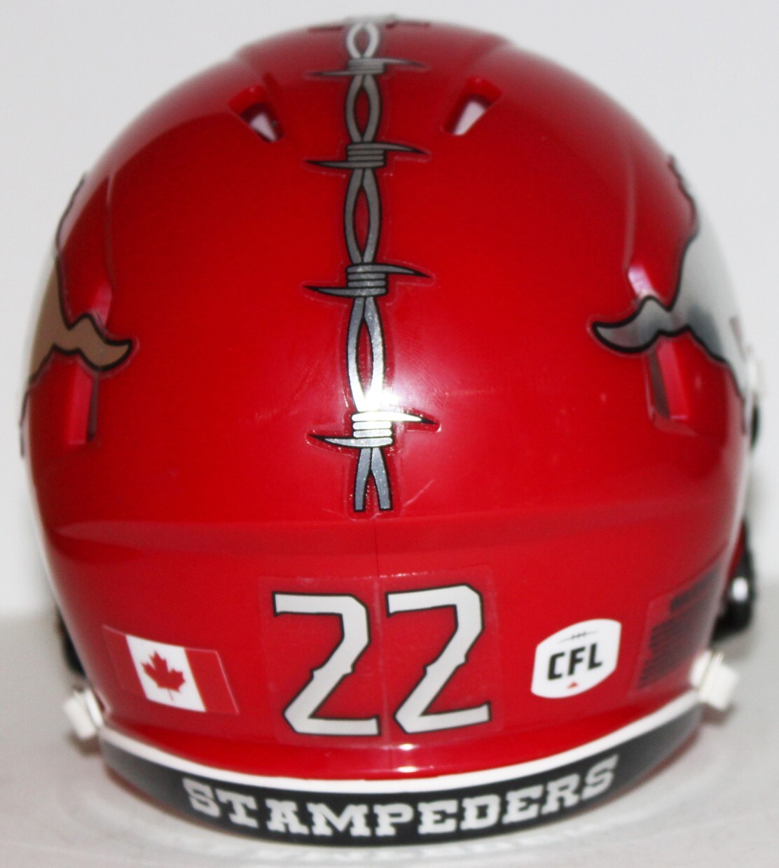 2022 CFL Calgary Stampeders Alternate Custom Riddell Mini Helmet | eBay