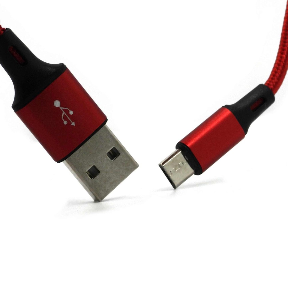 Short Micro USB Cable Cord USB to Micro Fast Charging Data Sync Charger ...