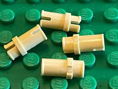 4 x LEGO Technic Tan Pin ref 32002 / Set 41999 42039 42070 42038 75313 ...