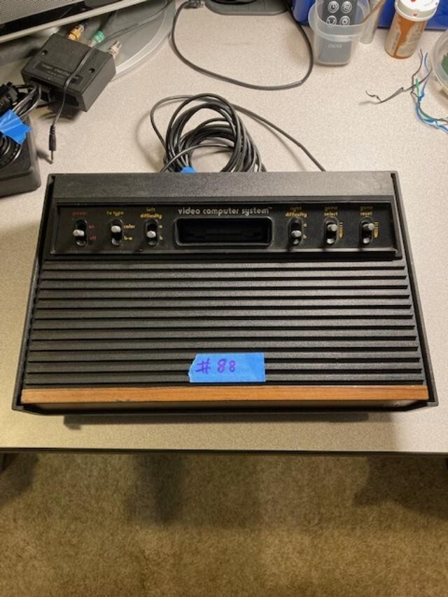 #88 - Atari CX2600 (Tested 6-Switch) w/2 Joysticks, Paddles, Atari ...