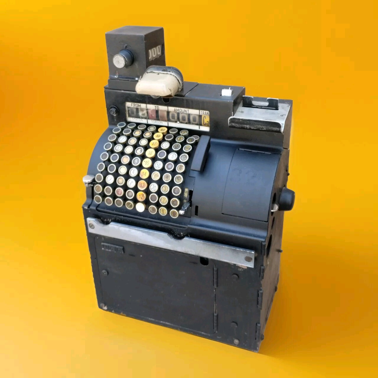 NCR National Cash Register Fare Register Used In Streetcars & Buses ...