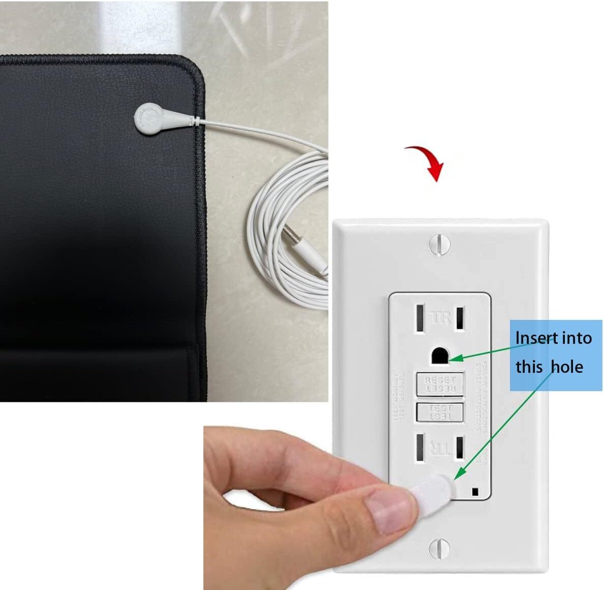 Grounding Earthing Therapy Mat with Extra Long Cable-4 Sizes To Choose ...