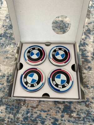 68mm BMW Floating 50th Anniversary Wheel Center Hub Caps 36122455269 | eBay