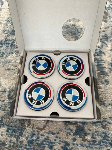 68mm BMW Floating 50th Anniversary Wheel Center Hub Caps 36122455269 | eBay