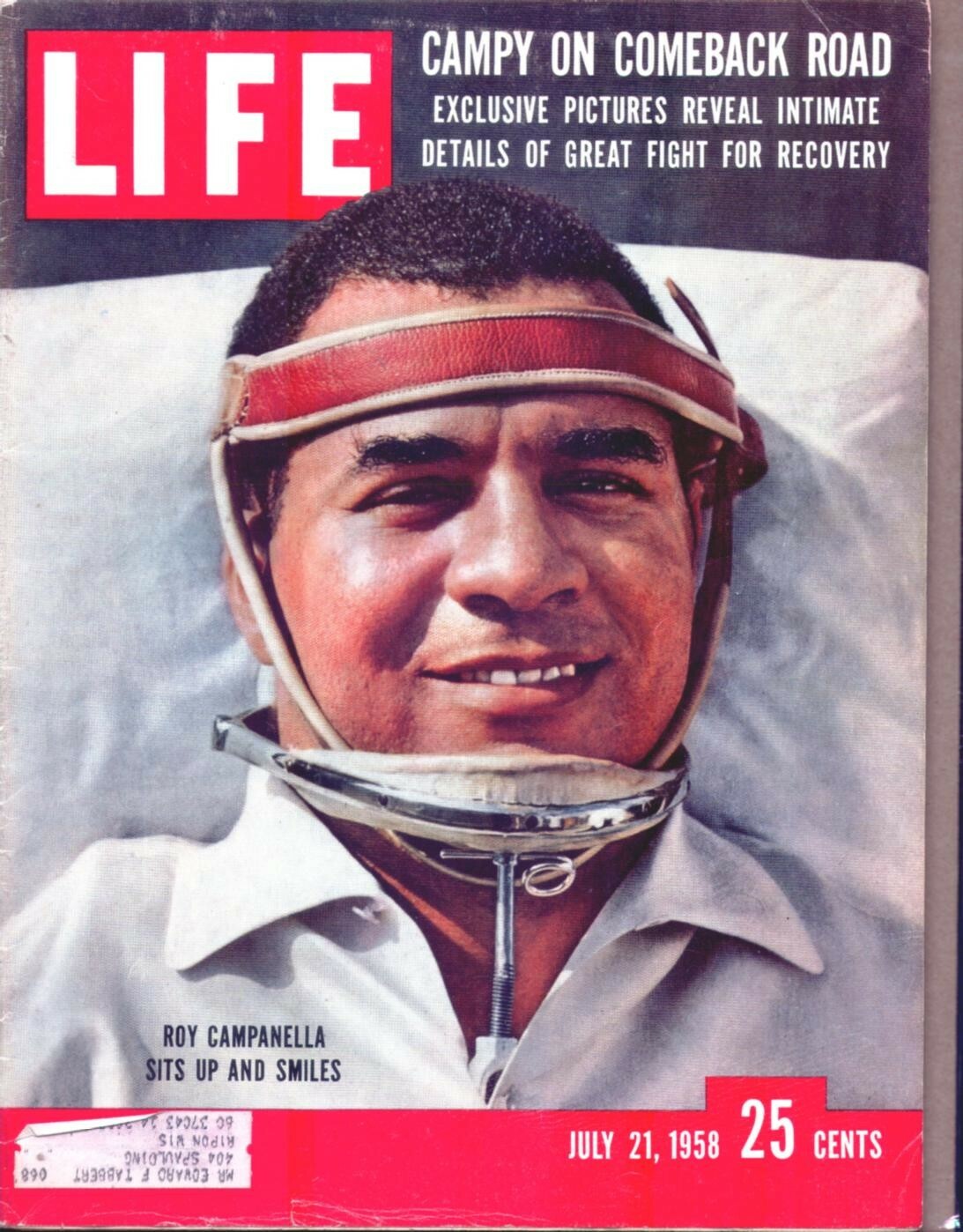 LIFE MAGAZINE July 21, 1958 Roy Campanella 100% Complete | eBay