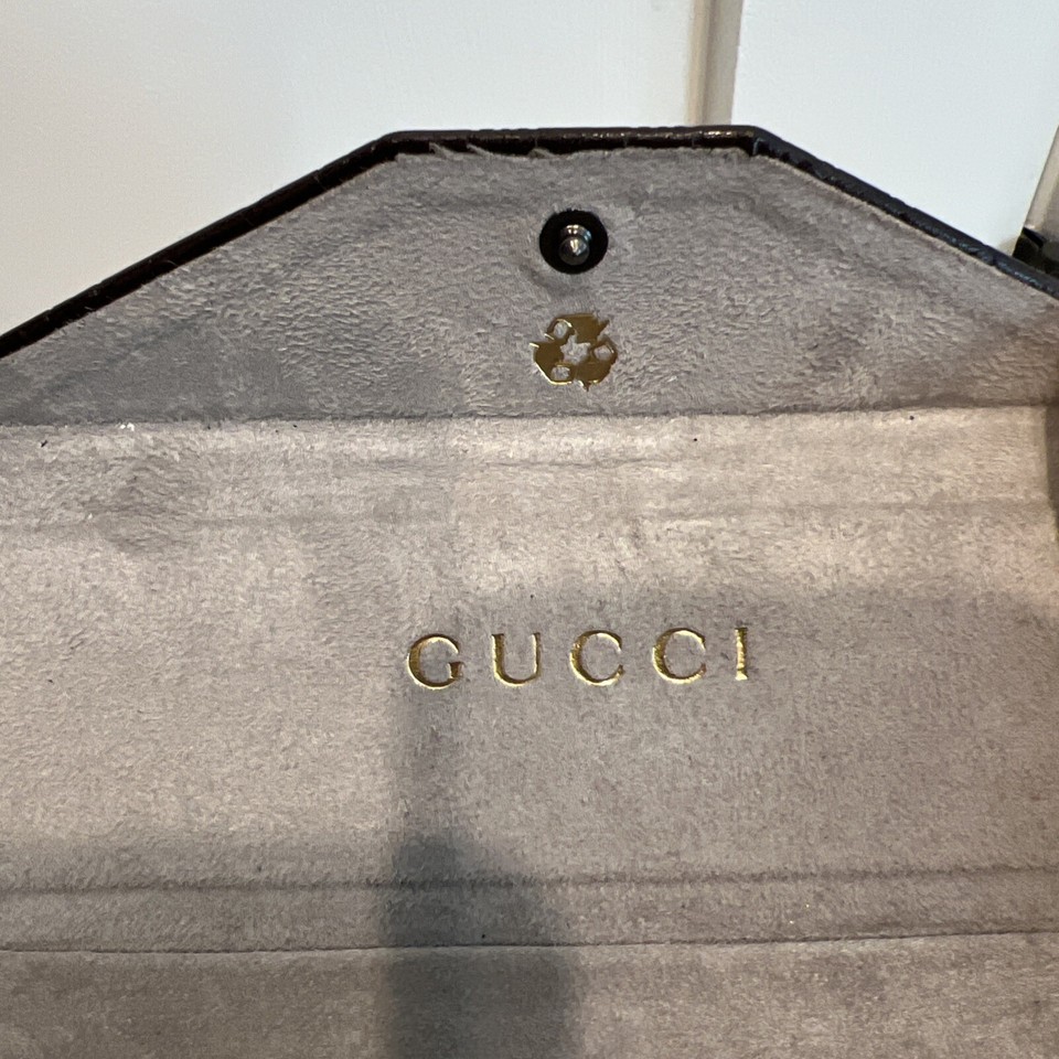 GUCCI Eyeglass Case-Folding Triangle | eBay