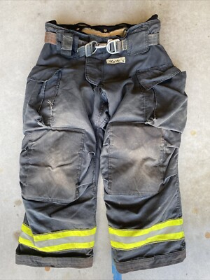 Firefighter Bunker TurnOut Gear Pants Globe 40 X 28 GXCEL 2013 Black W ...