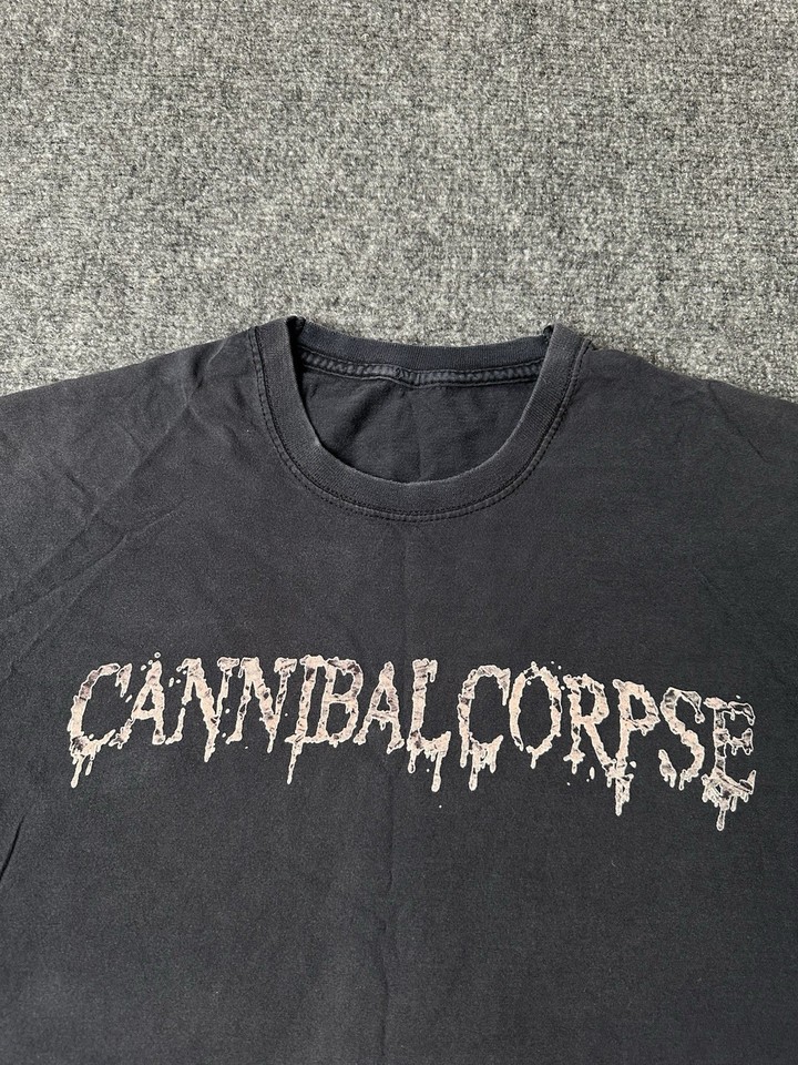 Mens Band Cannibal Corpse Black Graphic T-Shirt Death Metal, Size XL | eBay