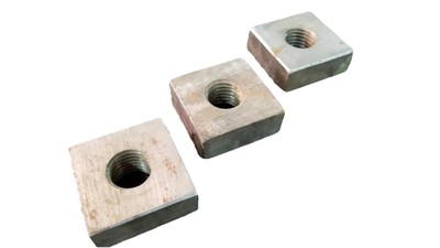 (3 pk) Steel Square Course Threaded Block 7/8 ID | eBay