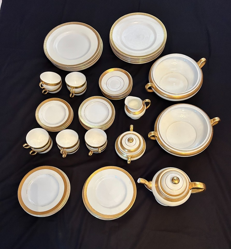 Minton Buckingham K159 China Dinner Service (56 pieces) | eBay UK