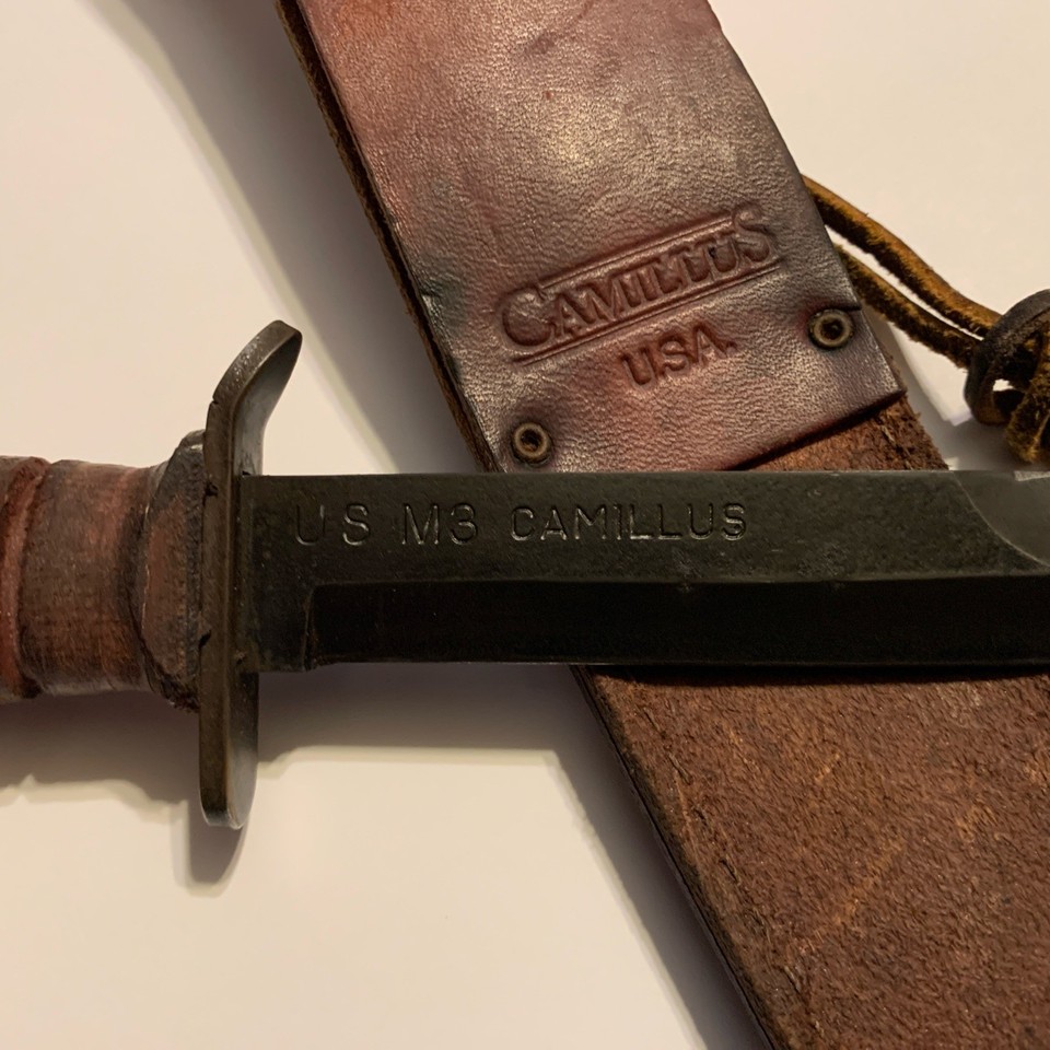 Post-War US M3 Camillus Blade Trench Fighting Knife Blade marked | eBay