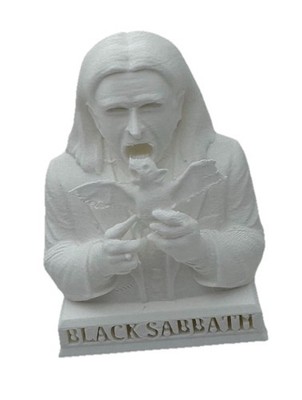 Ozzy Osbourne PVC 3d Figure 3” White Miniature Statue Home Garden Decor ...