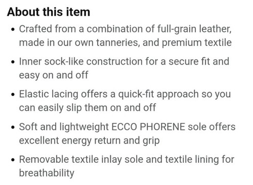 Ecco Elo Leather Sneaker Women's Size 10 Phorene Athletic Shoe Pink ...