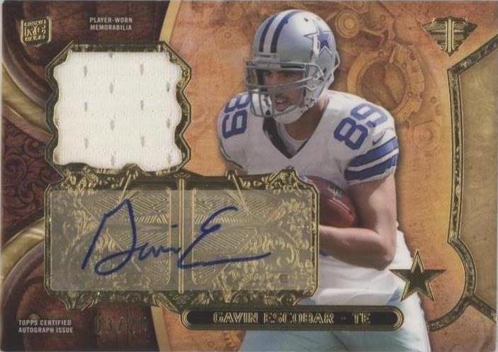 2013 Topps Triple Threads - Rookie Relics Autographs Gavin Escobar # ...
