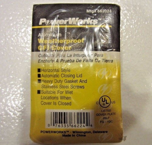 POWER WORKS / PowerWorks #662024 ALUMINUM WEATHERPROOF GFI COVER | eBay