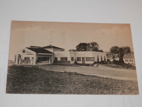 STATE COLLEGE PA - 1941 POSTCARD - AUTOPORT - GAS STATION - CABINS - U ...