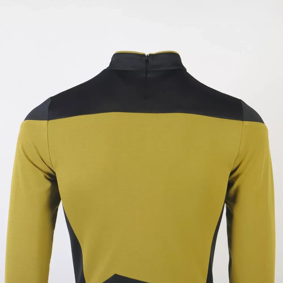 Star Trek The Next Generation Picard Red Uniforms TNG Riker Top Costume ...