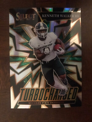 2022 Kenneth Walker Select Draft Picks Turbocharged Ref. Rookie Card | eBay