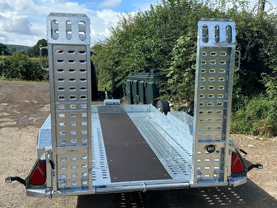 New Brian James Plant Trailer 11ft x 6ft Twin Axle Ramps 3.5ton 3,500kg ...
