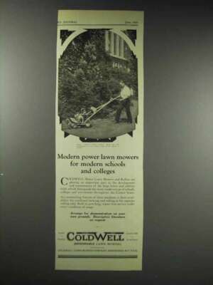 1929 Coldwell Twin Thirty Lawn Mower Ad - Modern | eBay