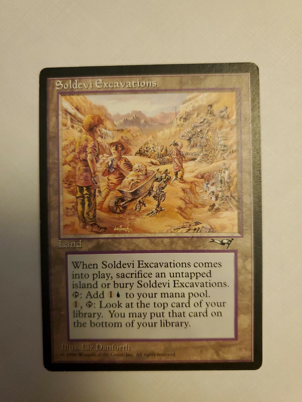 WOTC MtG Alliances Soldevi Excavations - Magic the Gathering 1996 | eBay