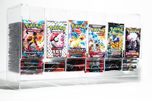 Acrylic Booster Pack Dispenser - NEW STACKABLE DESIGN - Trading Card ...
