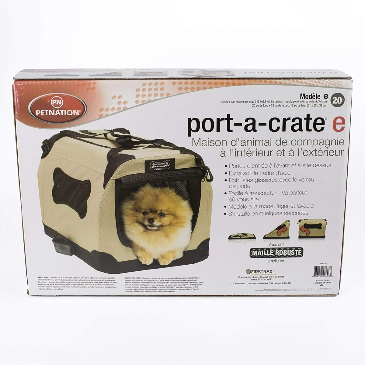 Petnation Port-a-crate E20 Model Pet Crates Carriers