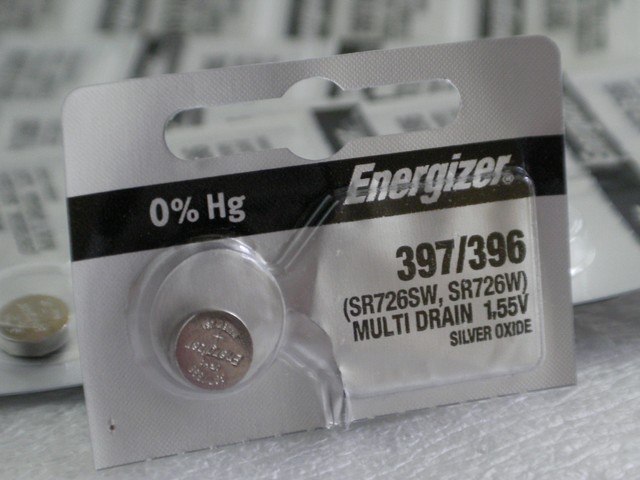 5 Pcs Energizer 397 Watch Batteries 0 Mercury SR726SW 397/396 US SELLER ...