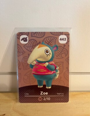 Animal Crossing #ACNH Amiibo Card Series 5 - 442 - Zoe - Never Scanned ...