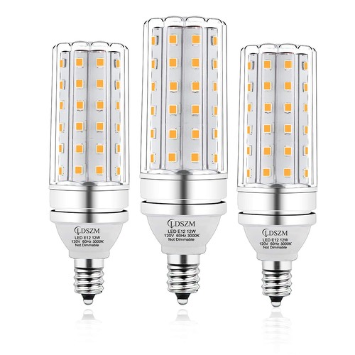 E12 LED Bulbs,12W LED Corn Light Bulb, E12 LED Bulb 100W Equivalent ...