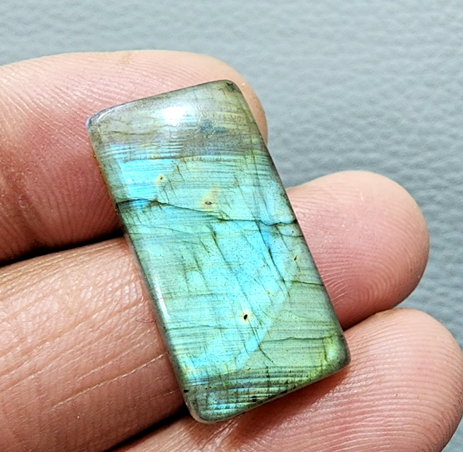 25Crt 100%Natural Multi Flash Labradorite Cabochon Loose Gemstone ...